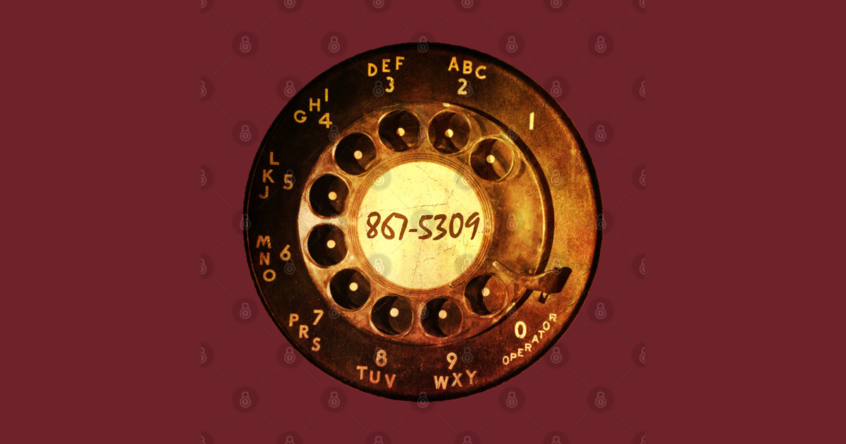 Jenny's Number 867-5309 - 8675309 - T-Shirt | TeePublic