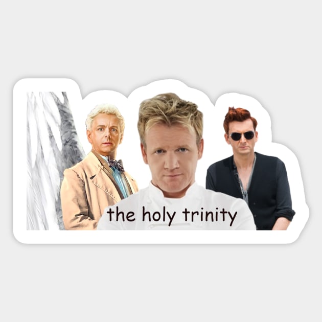 the holy trinity - David Tennant - Sticker | TeePublic