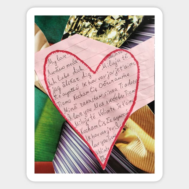 Love letter - For Valentines Day - Sticker | TeePublic