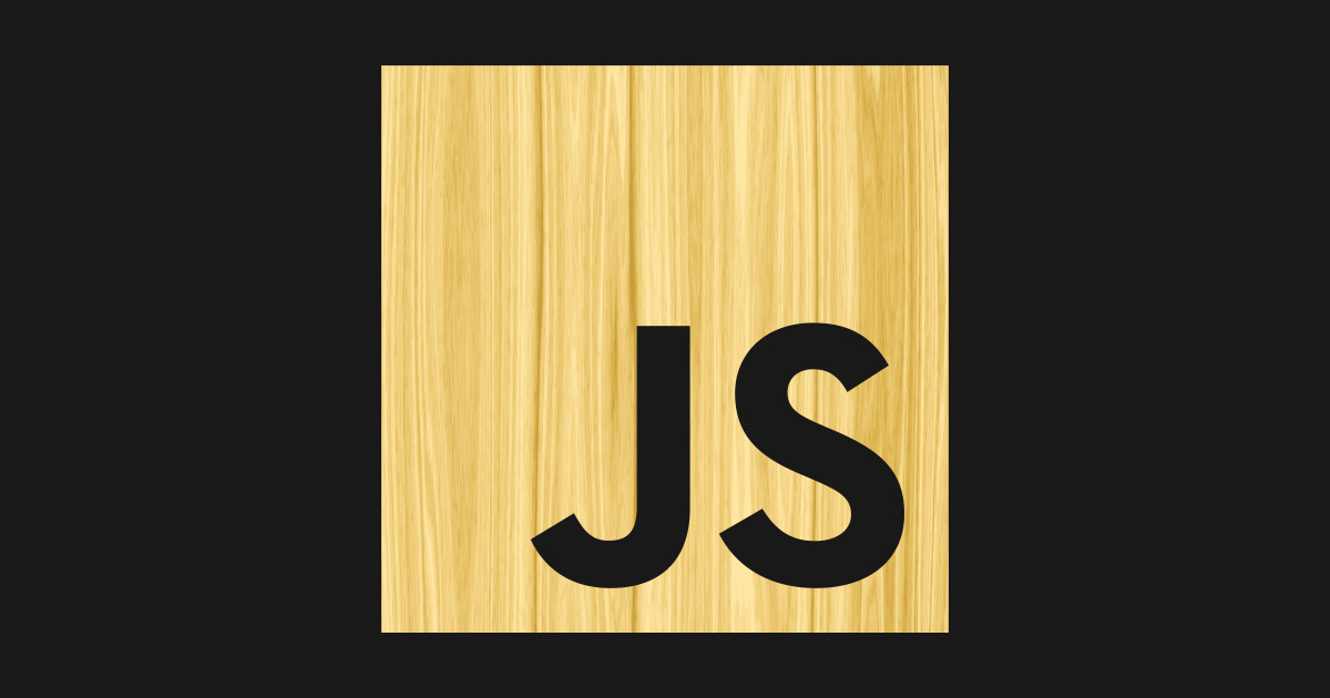 JavaScript Shirt | Wood Grain Pattern JS Logo - Javascript Logo - T ...