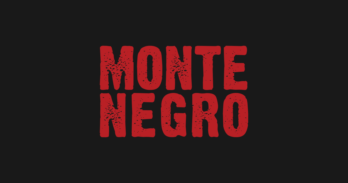 Montenegro Balkan country design - Montenegro - T-Shirt | TeePublic