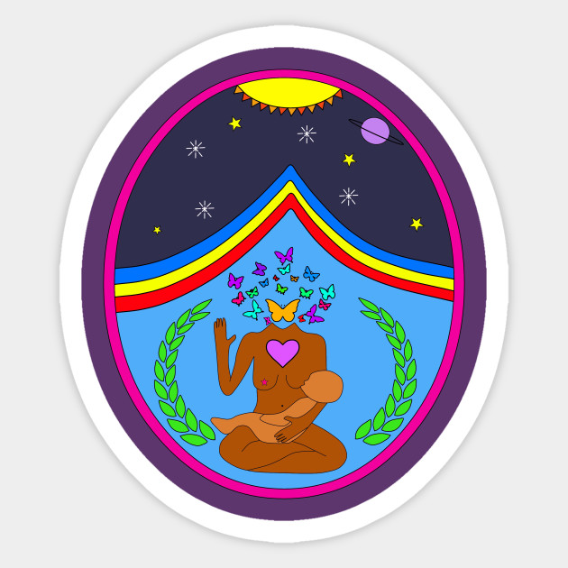 Astral Body Butterfly - Astral Projection - Sticker | TeePublic