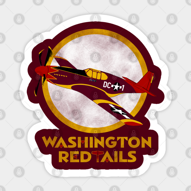 Washington Red Tails - Red Tails - Sticker | TeePublic