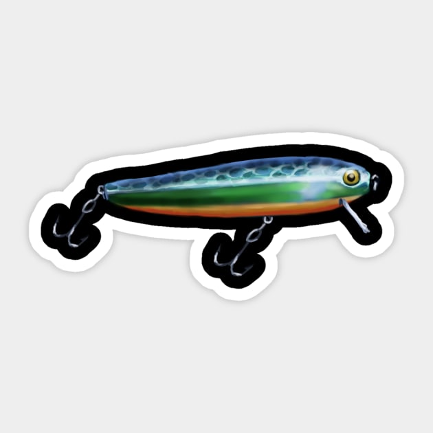 Fishing Lure - Fishing - Sticker | TeePublic
