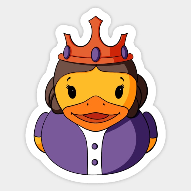 Queen Rubber Duck - Queen - Sticker | TeePublic