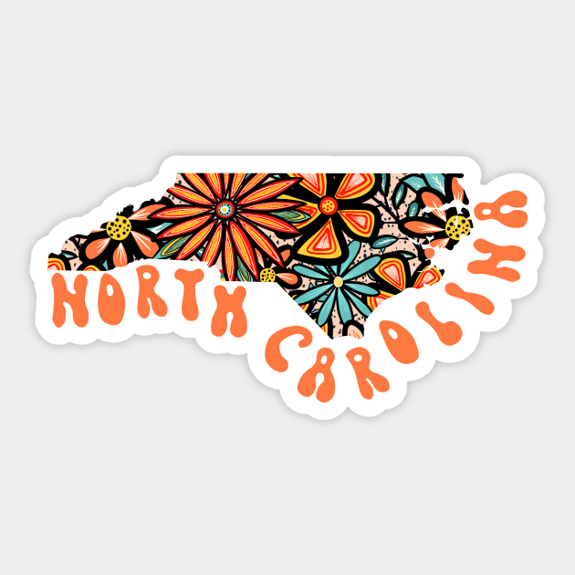 North Carolina State Design | Artist Designed Illustration Featuring ...
