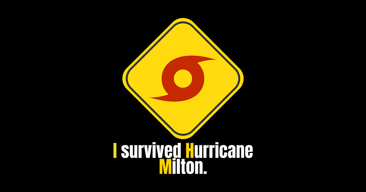 Hurricane milton - Hurricane Milton - Sticker | TeePublic