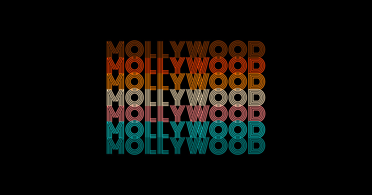 Retro Mollywood Malayalam Movie Aesthetic - Mollywood - Sticker | TeePublic