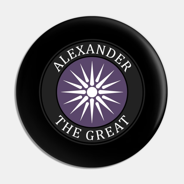 Alexander the Great Ancient Argead Macedon Symbol - Greek - Pin | TeePublic