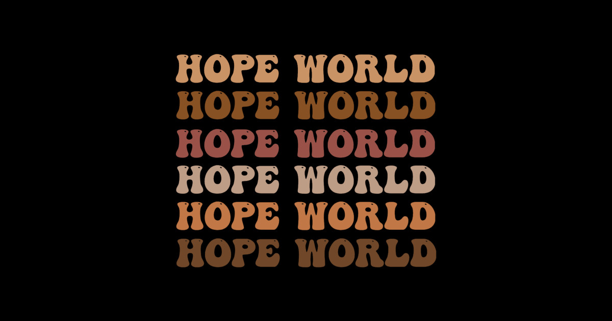 hope world neutral aesthetic - Hope World - Sticker | TeePublic
