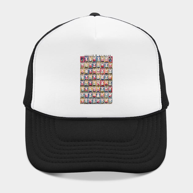 Sumo wrestlers Japanese ukiyoe poster - Sumo - Hat | TeePublic
