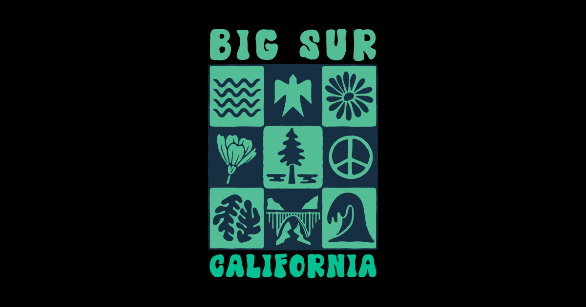 Big Sur Icons - Big Sur - Sticker | TeePublic