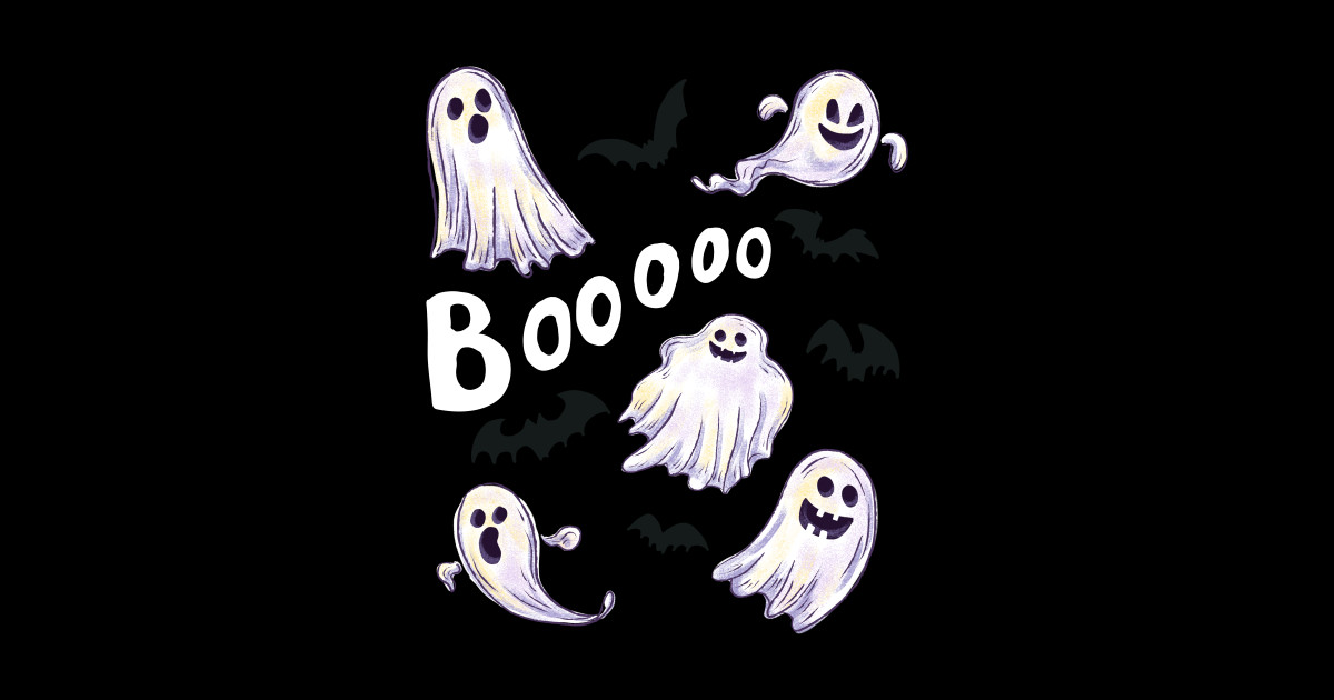 Spoopy Ghosts - Ghost - Sticker | TeePublic