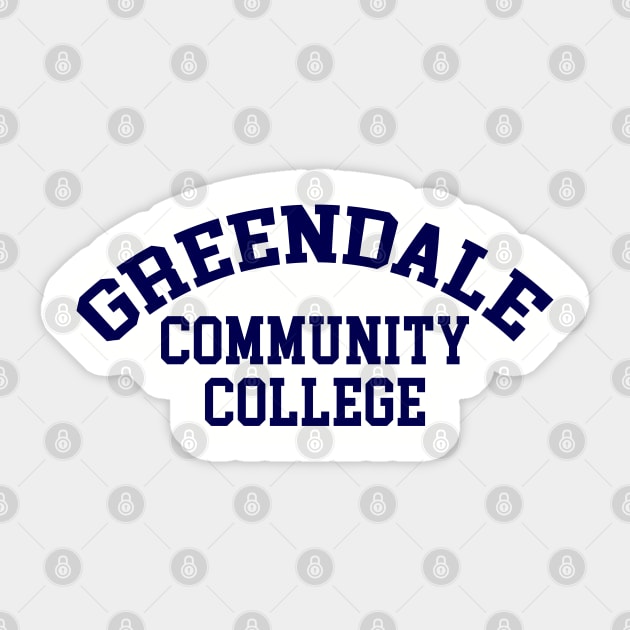 Greendale Community College - Community - Sticker | TeePublic