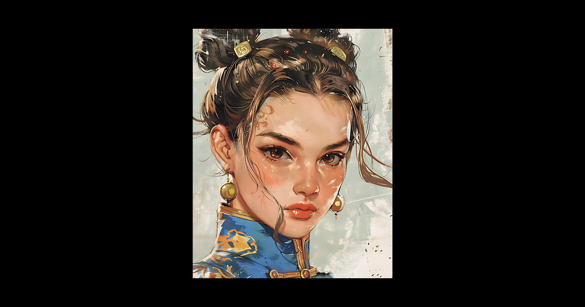 Street Fighter 6 Chun Li Fanart - Street Fighter 6 - Sticker | TeePublic