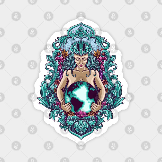 Mother earth mascot illustration - Mother Earth Mascot Illustration ...