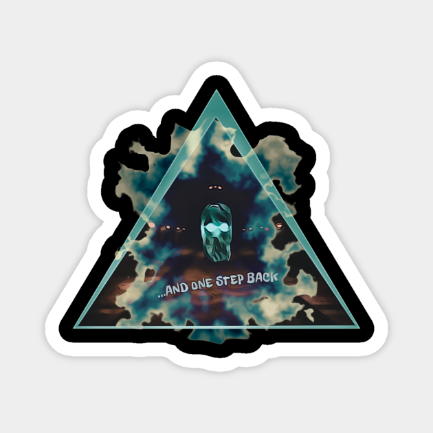 …And One Step Back - Halt (Version 1) - Roblox Doors - Magnet | TeePublic