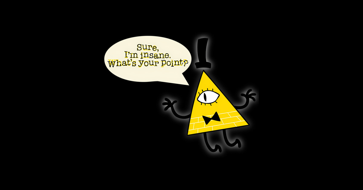 Bill Cipher - Bill Cipher - Sticker | TeePublic