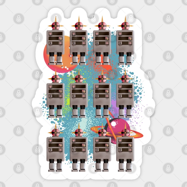 Quark Universe 65 - Retro - Sticker | TeePublic