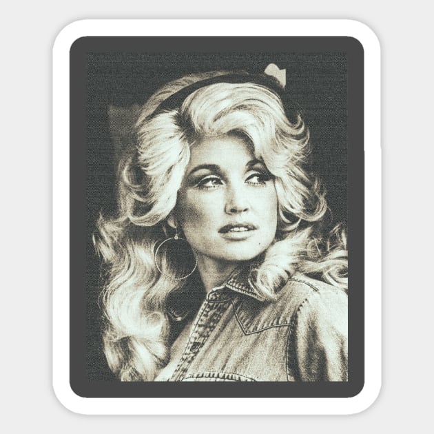 vintage poster dolly - Retro Style - Sticker | TeePublic