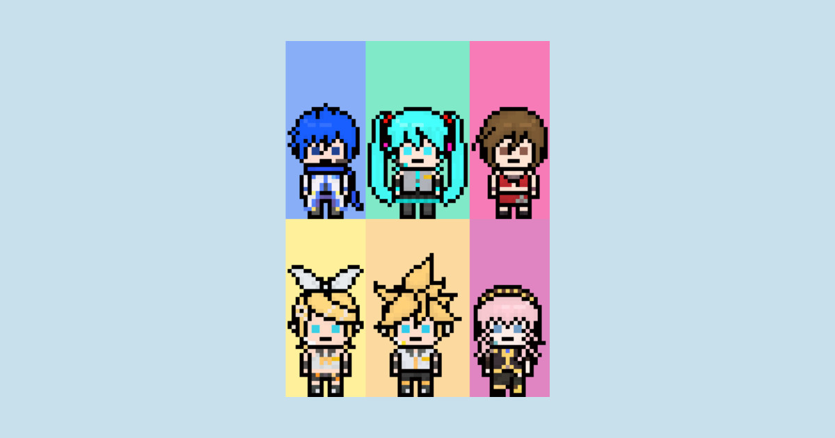 Vocaloid Pixel Art - Vocaloid - T-Shirt | TeePublic