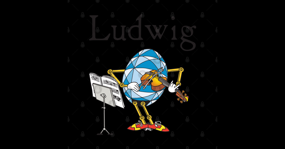 Ludwig Cartoon - Ludwig - Sticker | TeePublic