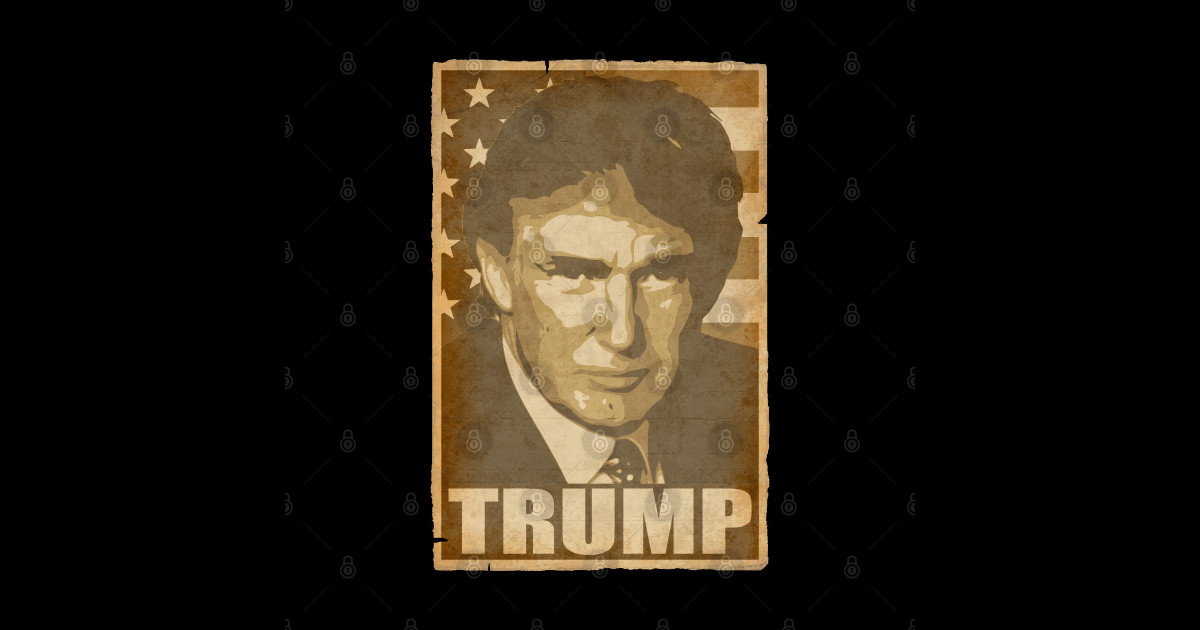 Donald Trump Stars And Stripes - Donald - Sticker | TeePublic
