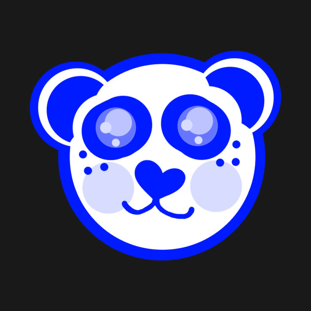 Blue Panda - Panda - T-Shirt | TeePublic