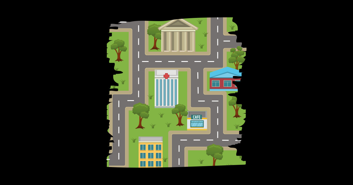 Back scratching with Road Map - Toys - Sticker | TeePublic