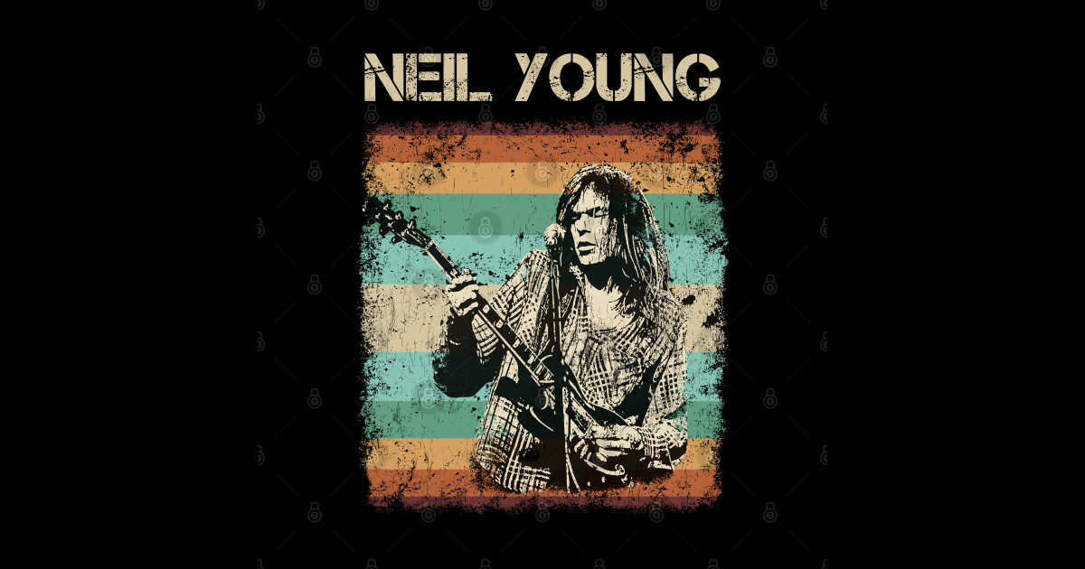 Neil Young - Neil Young - Sticker | TeePublic