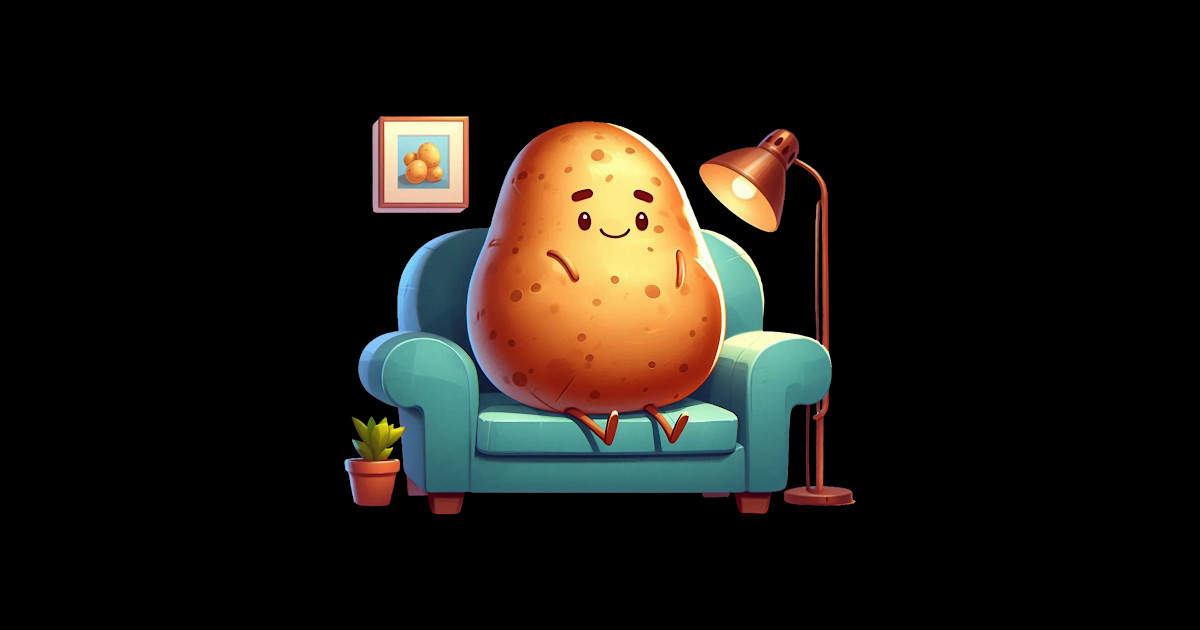 Couch Potato - Couch Potato - Sticker | TeePublic