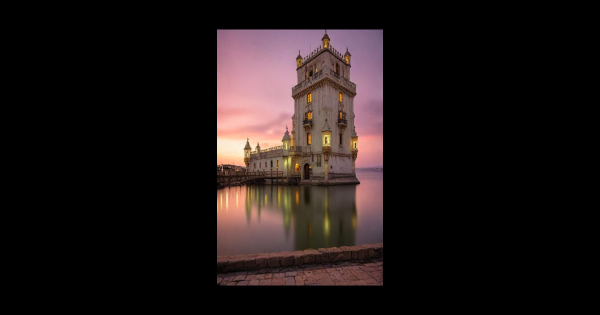 The Belem Tower, Lisbon - Lisbon Portugal - Sticker | TeePublic