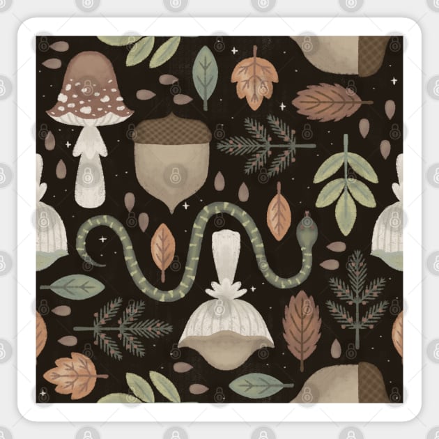 forest pattern - Forest - Sticker | TeePublic