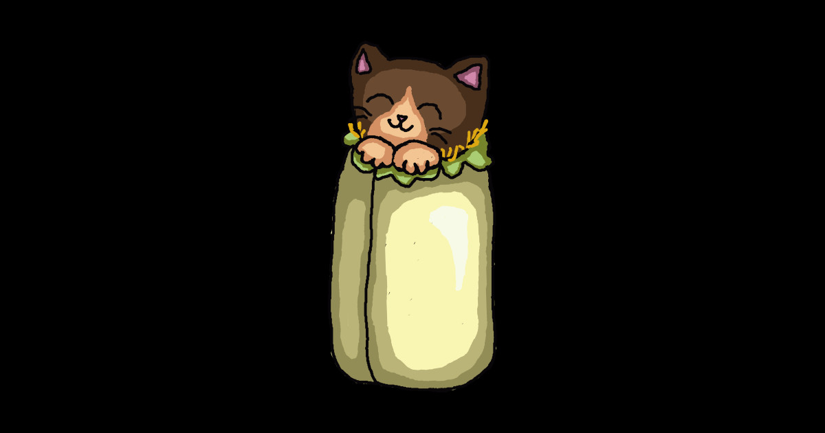 Purrito Burrito Cat - Purrito - Posters and Art Prints | TeePublic
