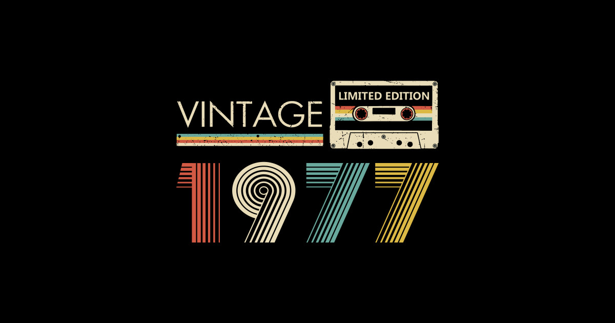 Vintage 1977 Limited Edition Cassette - Vintage 1977 Limited Edition ...
