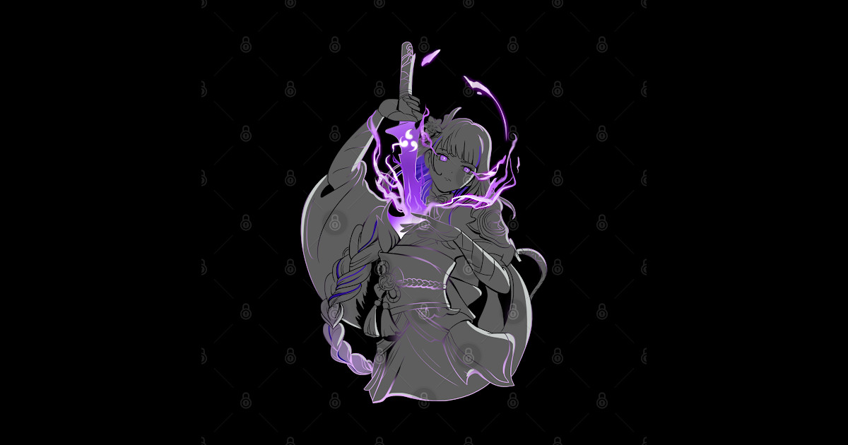 Genshin Impact Raiden Shogun - Genshin Impact - Sticker | TeePublic