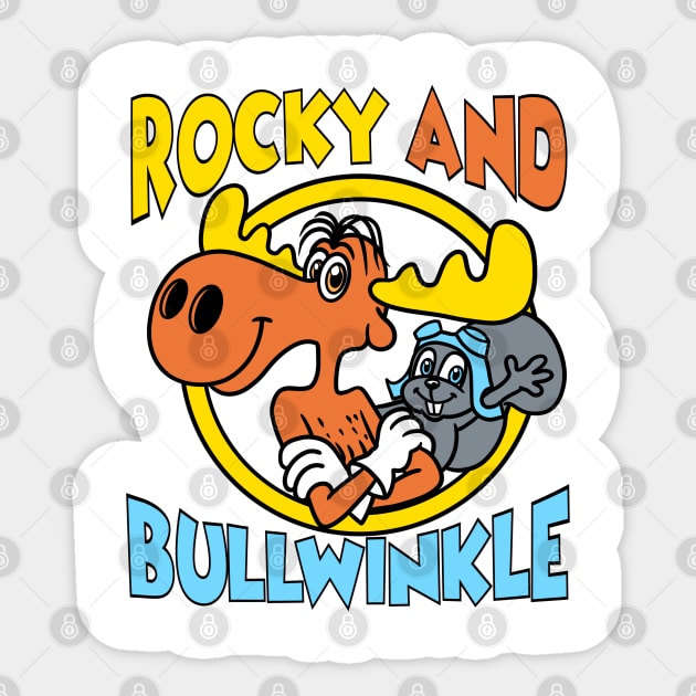 Rocky and Bullwinkle - Rocky And Bullwinkle - Sticker | TeePublic