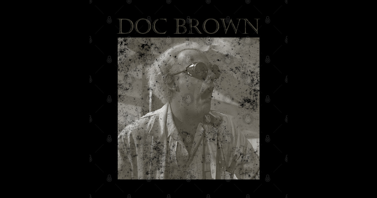 Back to the Future - Doc Brown - Back To The Futures - Sticker | TeePublic