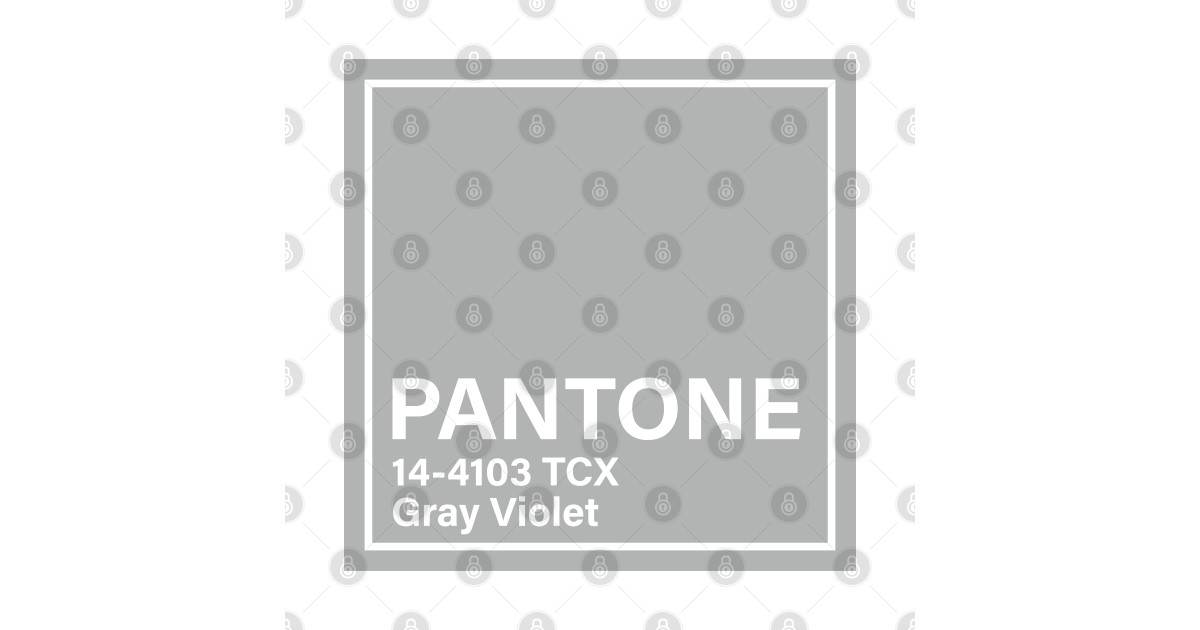 pantone 14-4103 TCX Gray Violet - Pantone Color - T-Shirt | TeePublic