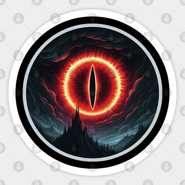 The eye of Sauron watching you from the night sky - Lord Of The Rings ...