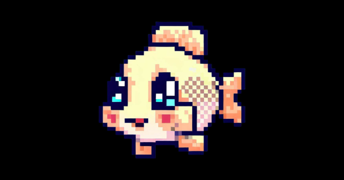 8-bit fish - Fish 8 Bit - Posters and Art Prints | TeePublic