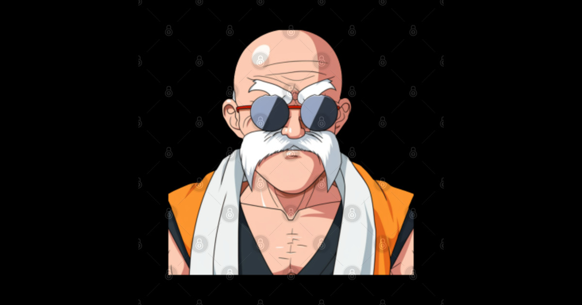 Master Roshi - Master Roshi - Sticker | TeePublic