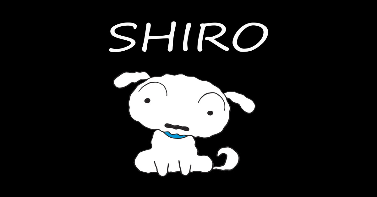 Shiro Shinchan pet dog Crayon Shin chan - Crayon Shin Chan - Posters ...
