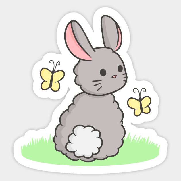 Cute Bunny - Bunny - Sticker | TeePublic