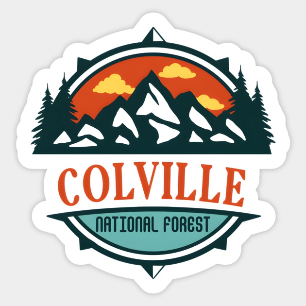 Colville National Forest - Colville - Sticker | TeePublic