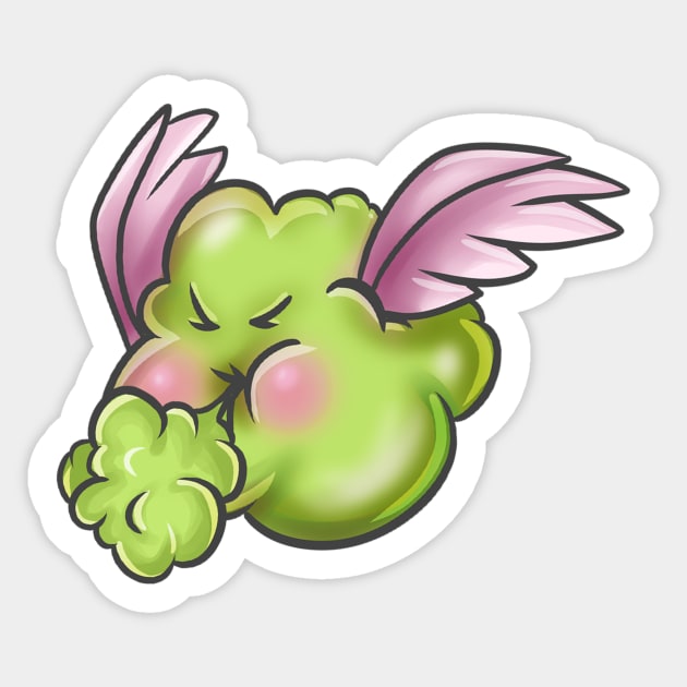 Flying Fart! - Fart - Sticker | TeePublic