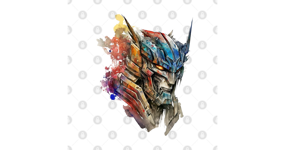 Transformers Watercolor - Original Artwork - Transformers - T-Shirt ...