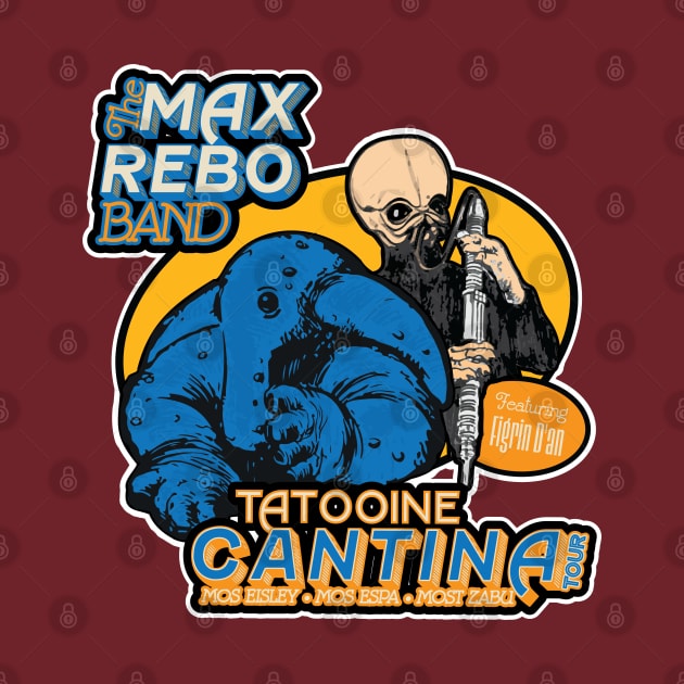 Max Rebo Band Tour - Mos Eisley - T-Shirt | TeePublic