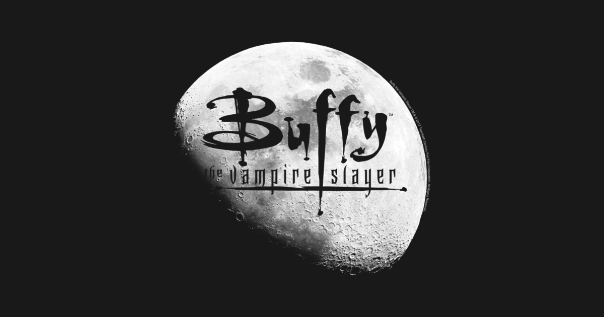 Buffy the Vampire Slayer Buffy Logo & Moon - Buffy Logo - T-Shirt ...