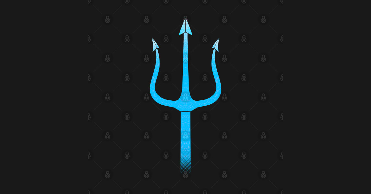 Poseidon trident fork - Poseidon Trident Fork - T-Shirt | TeePublic